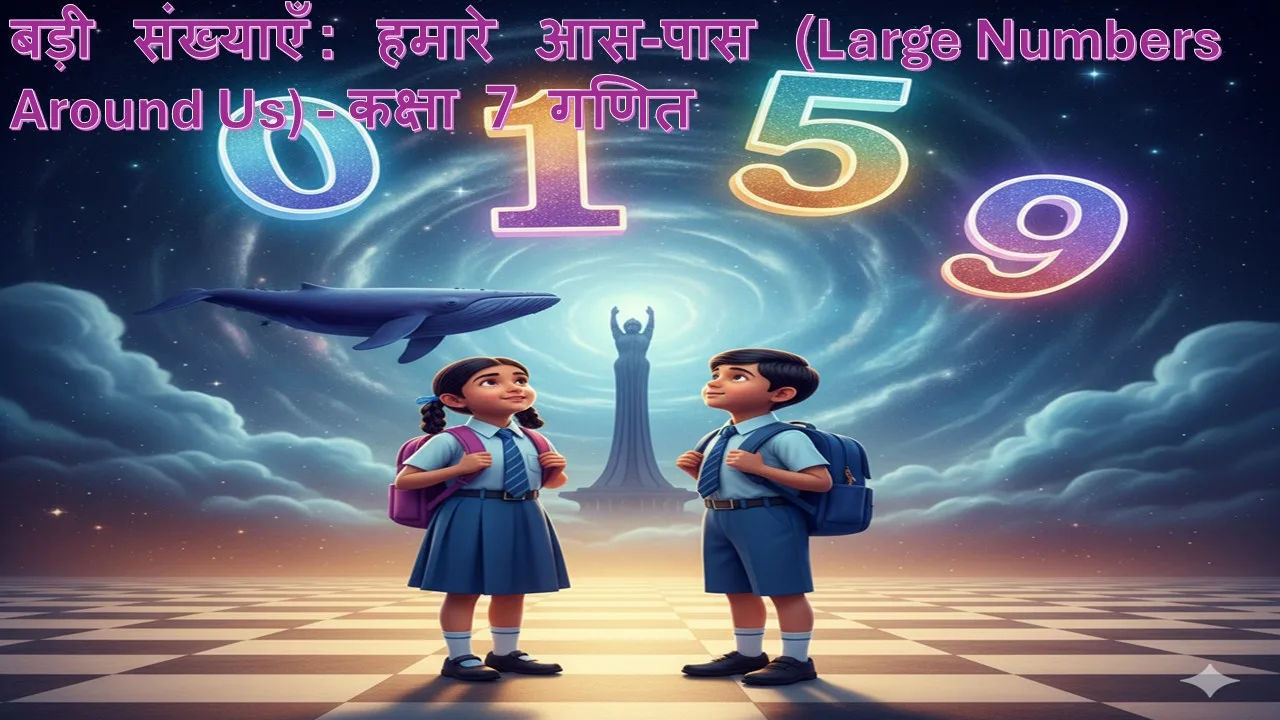बड़ी संख्याएँ: हमारे आस-पास (Large Numbers Around Us) - कक्षा 7 गणित की ...